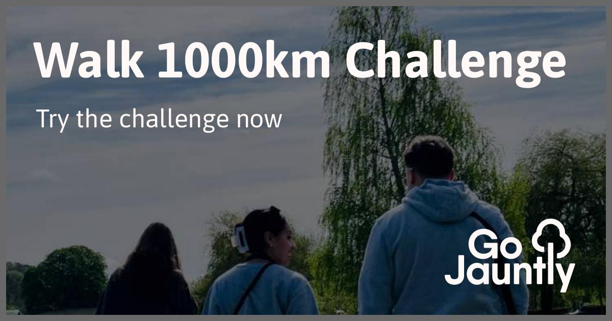 Walk 1000km Challenge - Go Jauntly