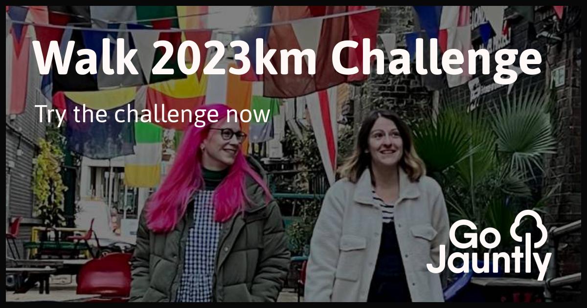 Walk 2023km Challenge - Go Jauntly