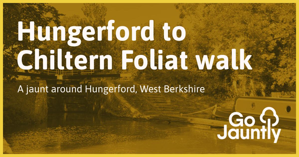 Hungerford to Chiltern Foliat walk - Go Jauntly