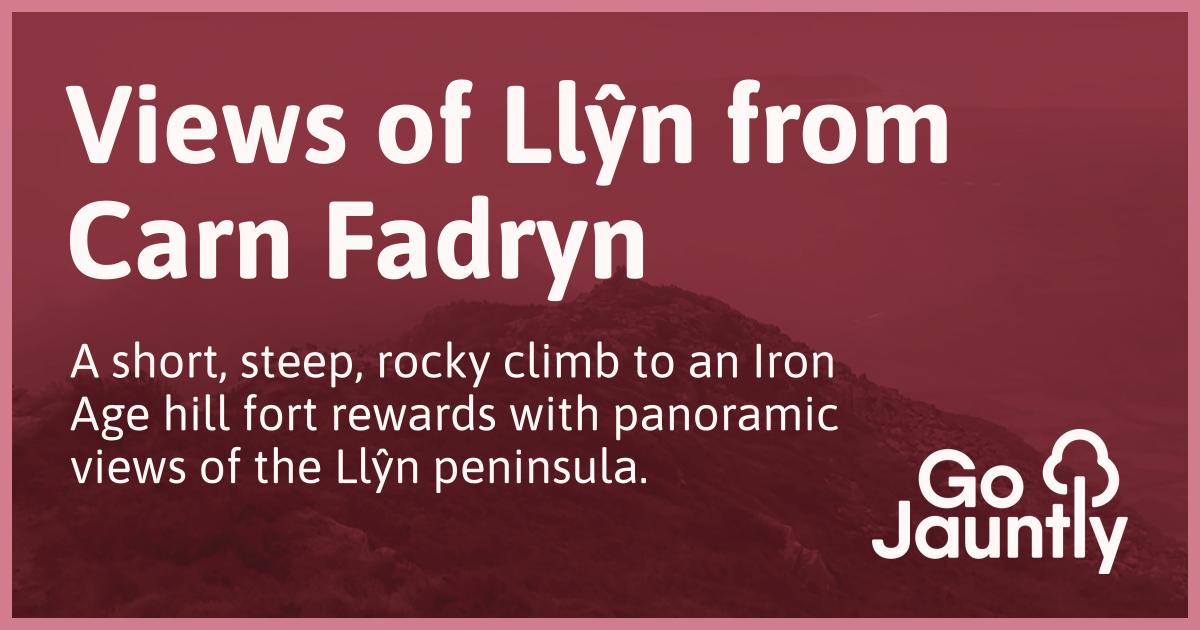 Views of Llŷn from Carn Fadryn - Go Jauntly