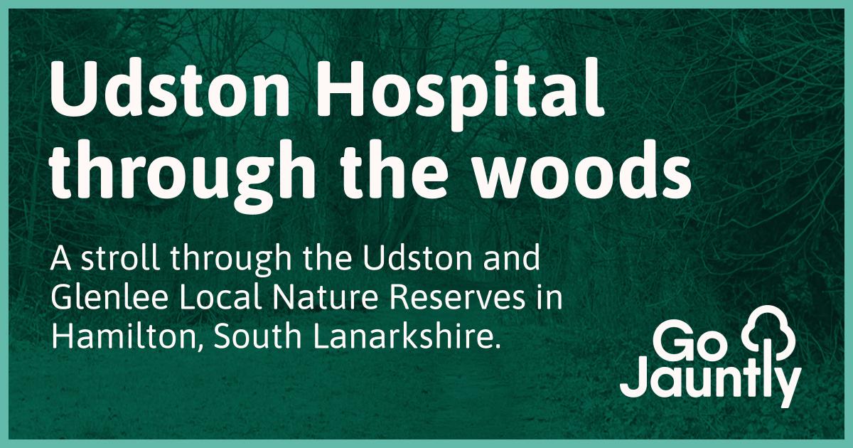 Udston Hospital through the woods - Go Jauntly