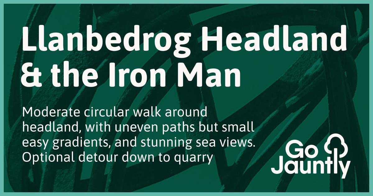 Llanbedrog Headland & the Iron Man - Go Jauntly