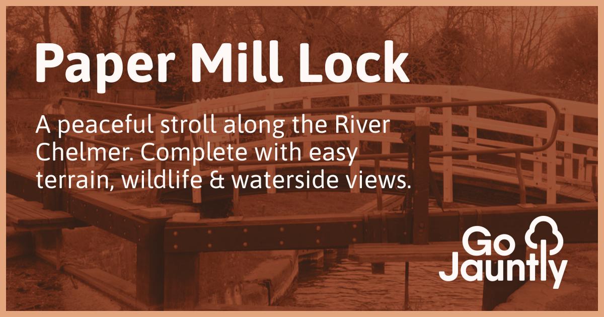 Paper Mill Lock - Go Jauntly