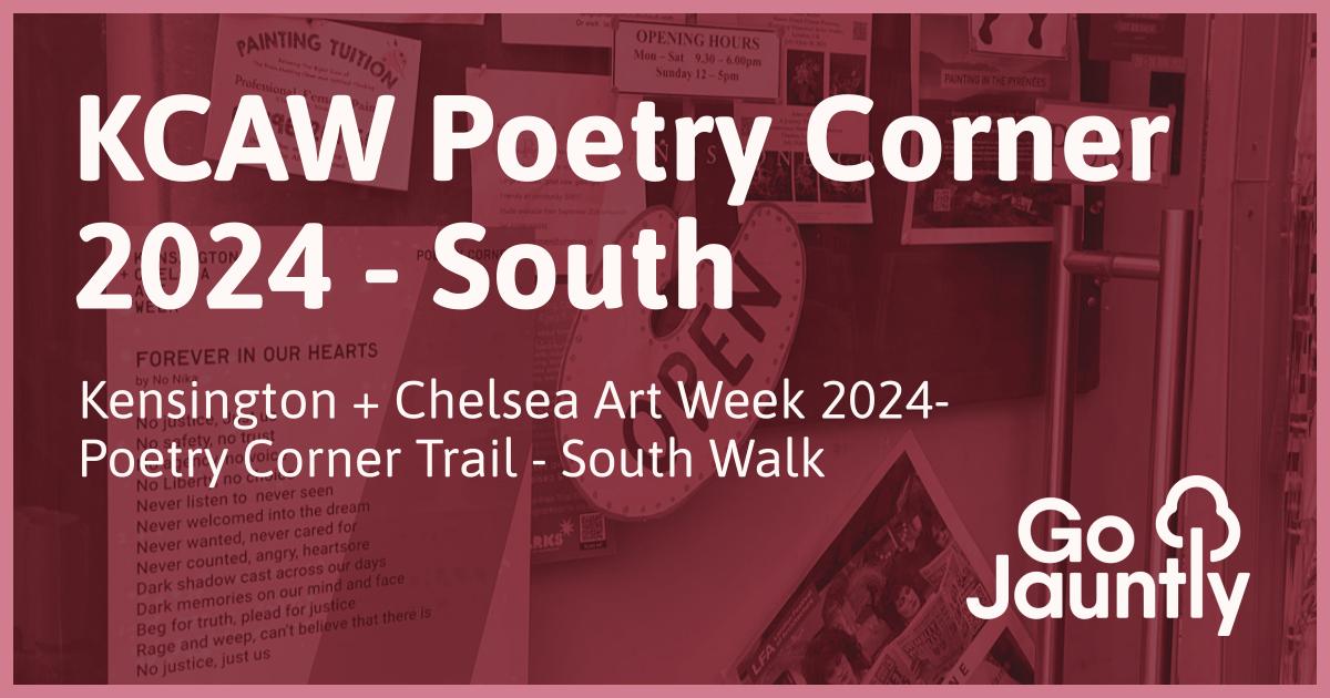 KCAW Poetry Corner 2024 - South - Go Jauntly