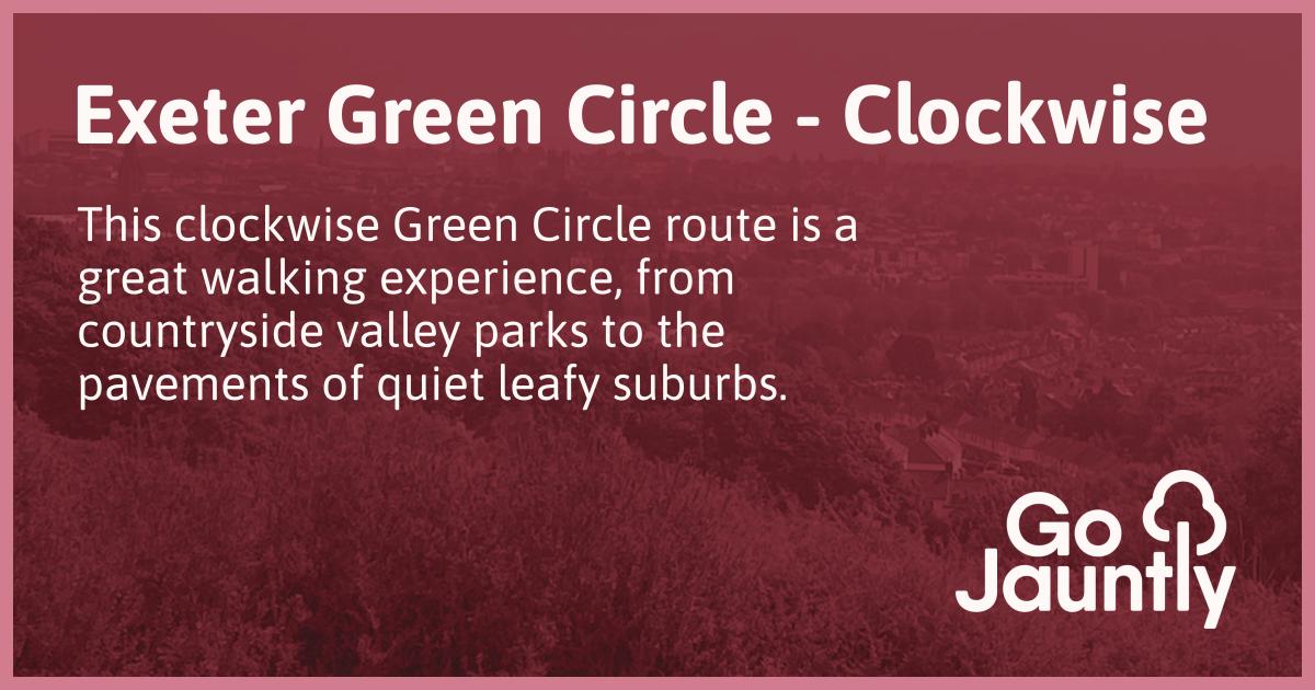 Exeter Green Circle - Clockwise - Go Jauntly