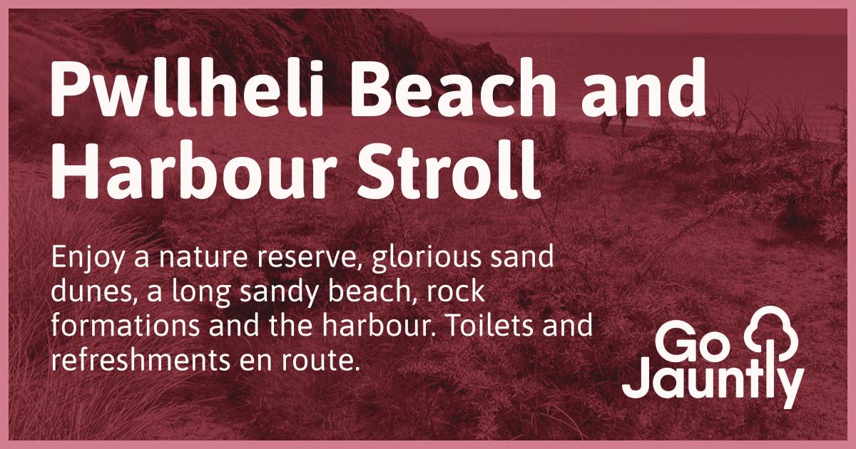 Pwllheli Beach and Harbour Stroll - Go Jauntly