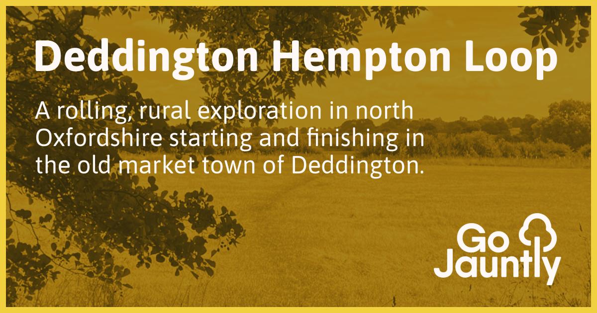 Deddington Hempton Loop - Go Jauntly