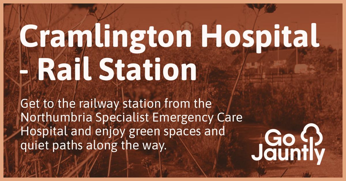 Cramlington Hospital - Rail Station - Go Jauntly