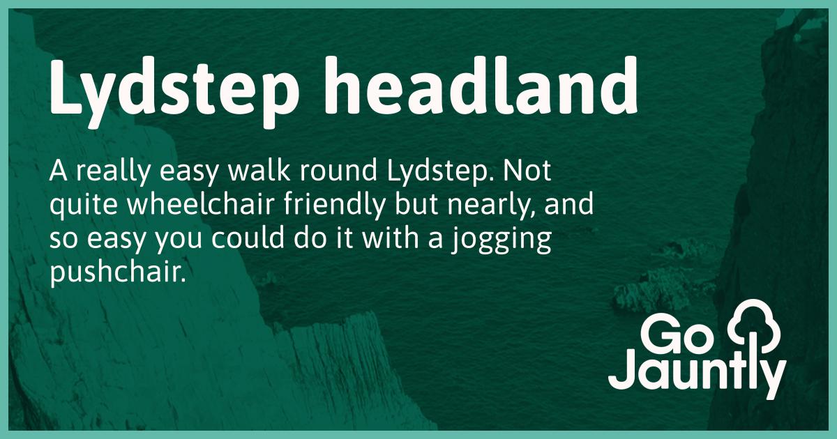 Lydstep headland - Go Jauntly