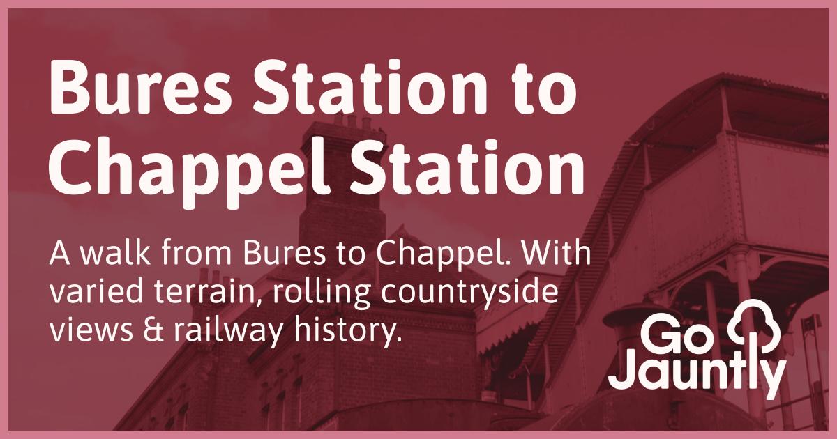 Bures Station to Chappel Station - Go Jauntly