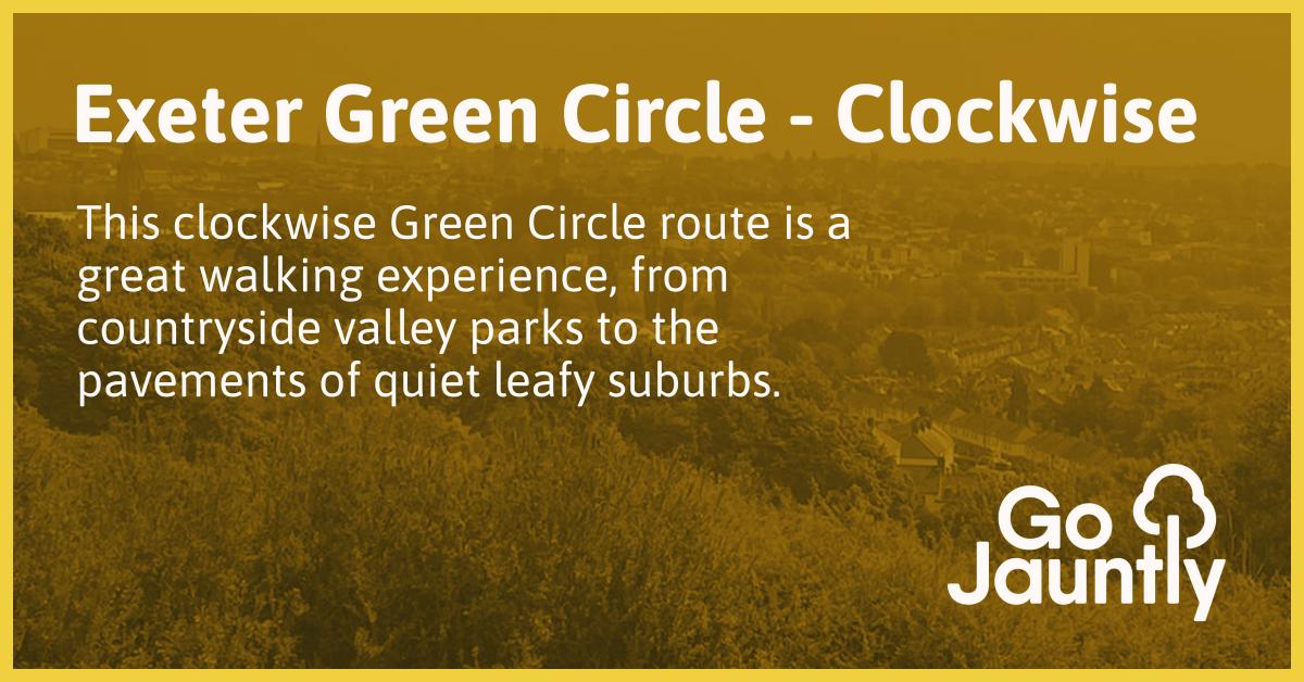 Exeter Green Circle - Clockwise - Go Jauntly