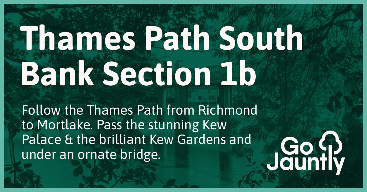 Thames Path South Bank Section 1b - Go Jauntly